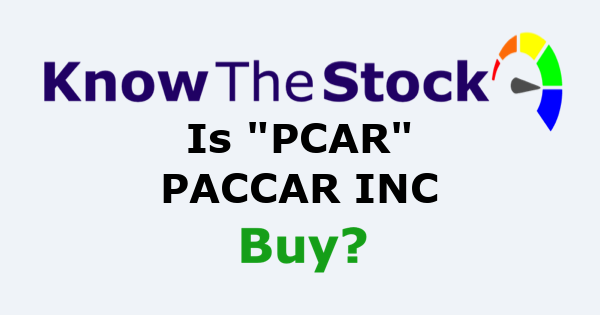 PCAR-Paccar Inc. | KnowTheStock