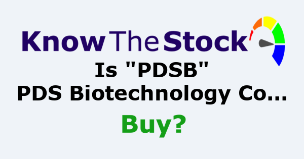 PDSB-PDS Biotechnology Corporation | KnowTheStock